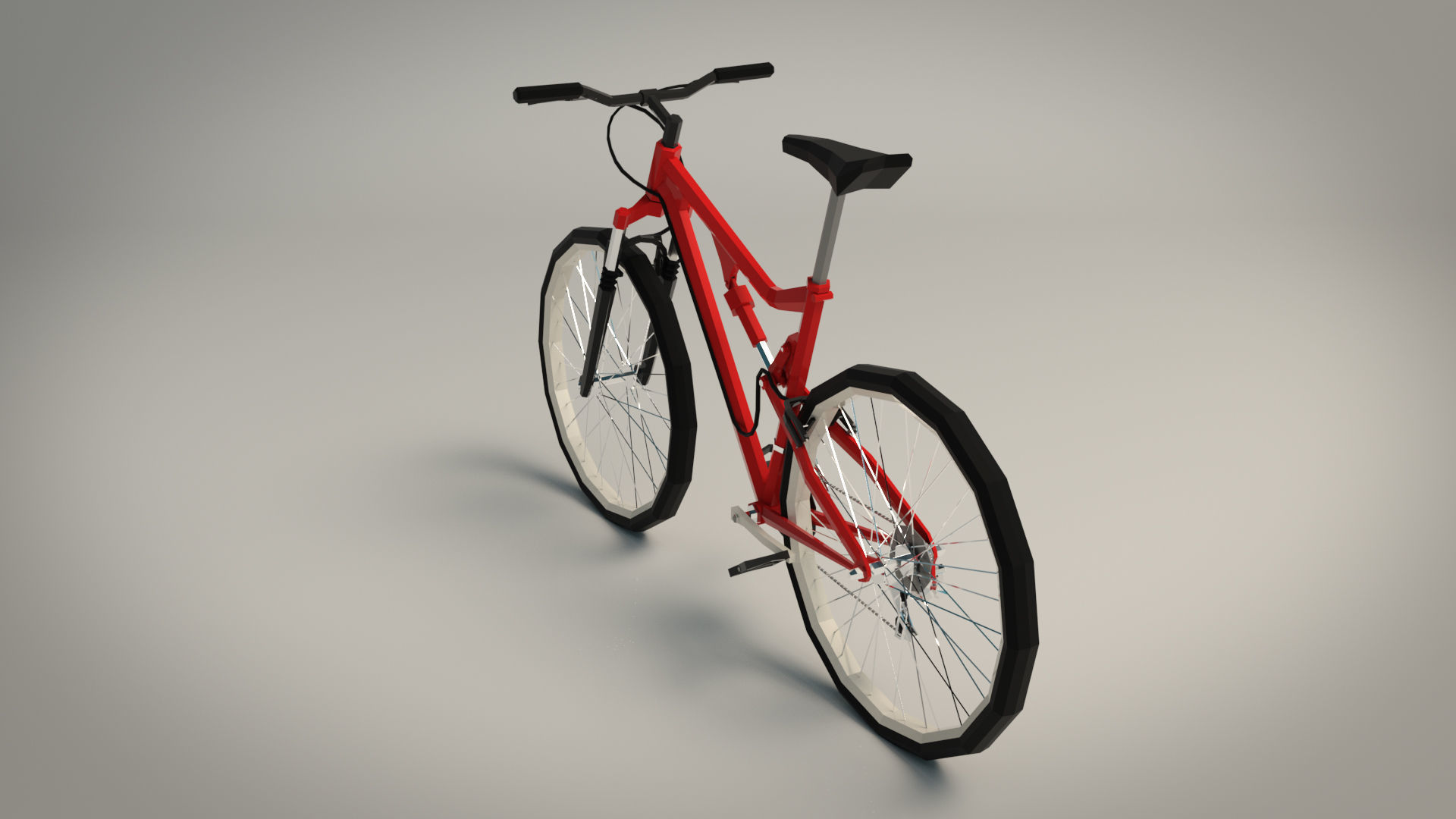 3D model Low Poly Mountain Bike VR / AR / low-poly | CGTrader