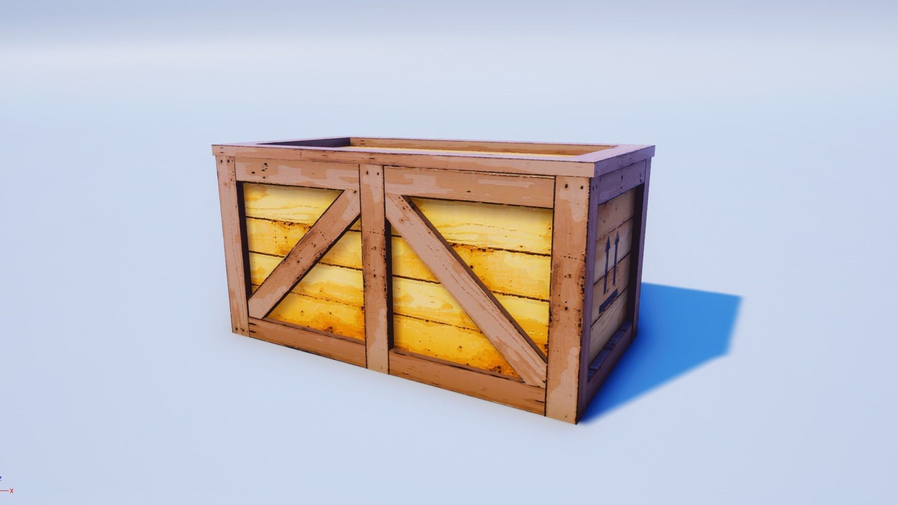 3D model Cartoon Prop Essentials - Wooden Crates VR / AR / low-poly ...