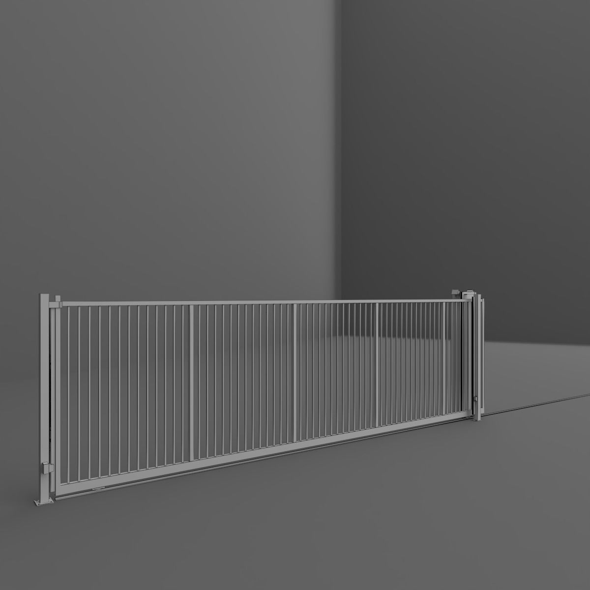 Outdoor Gate 3D model | CGTrader