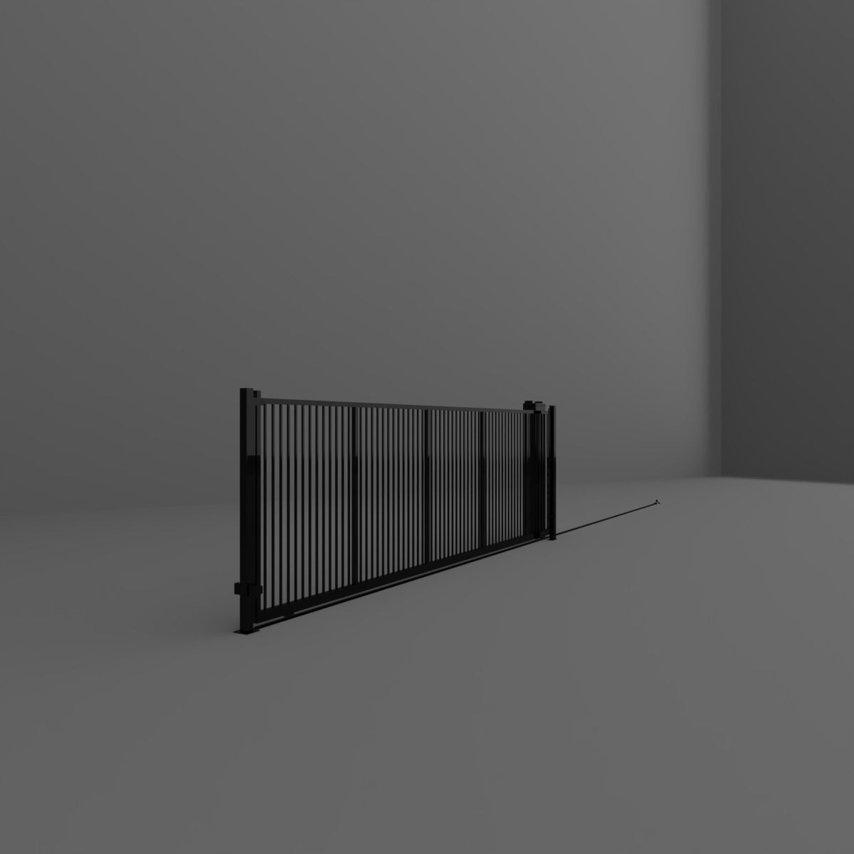 Outdoor Gate 3D model | CGTrader