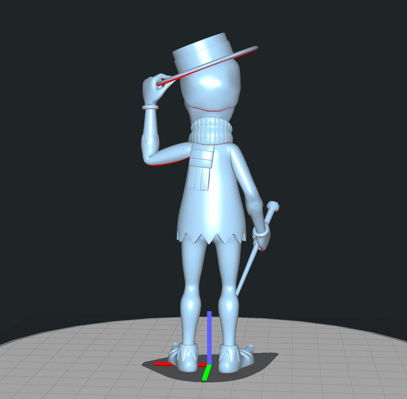 Snow Miser 3D model 3D printable | CGTrader