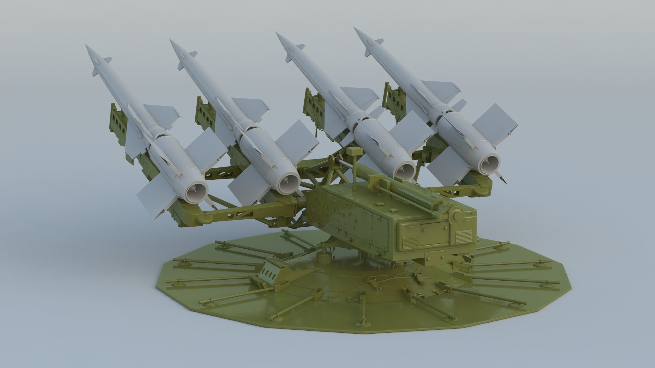 S-125 Neva Pechora SA-3 Goa 3D model | CGTrader