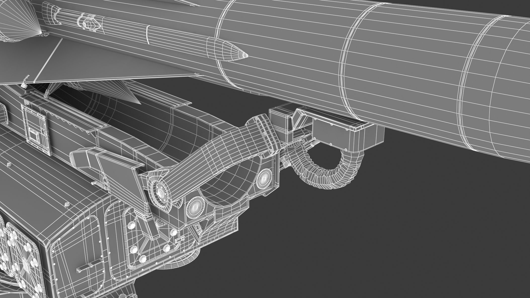 S-200 Missile Angara Vega Dubna SA-5 Gammon 3D model | CGTrader