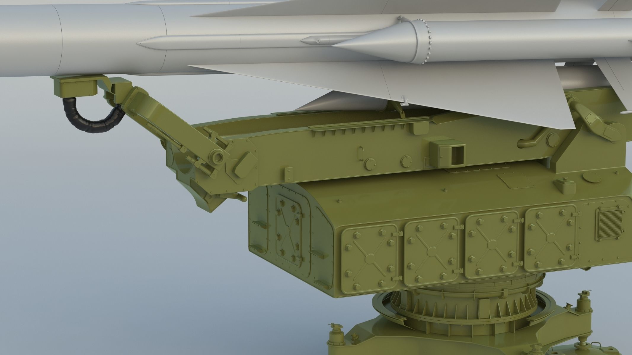 S-200 Missile Angara Vega Dubna SA-5 Gammon 3D model | CGTrader
