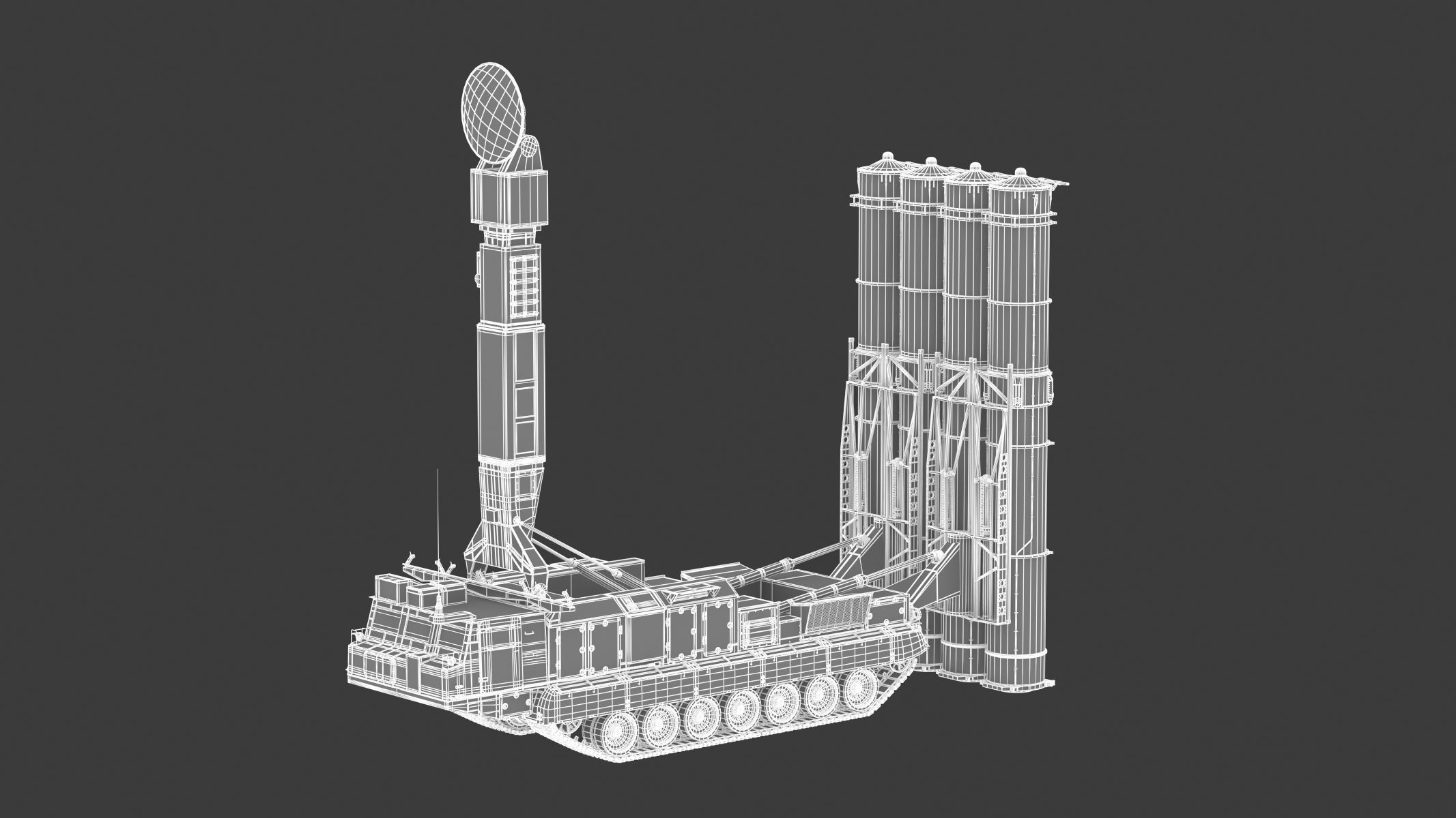 S-300VM Missile System SA-23 Gladiator Giant 3D model | CGTrader