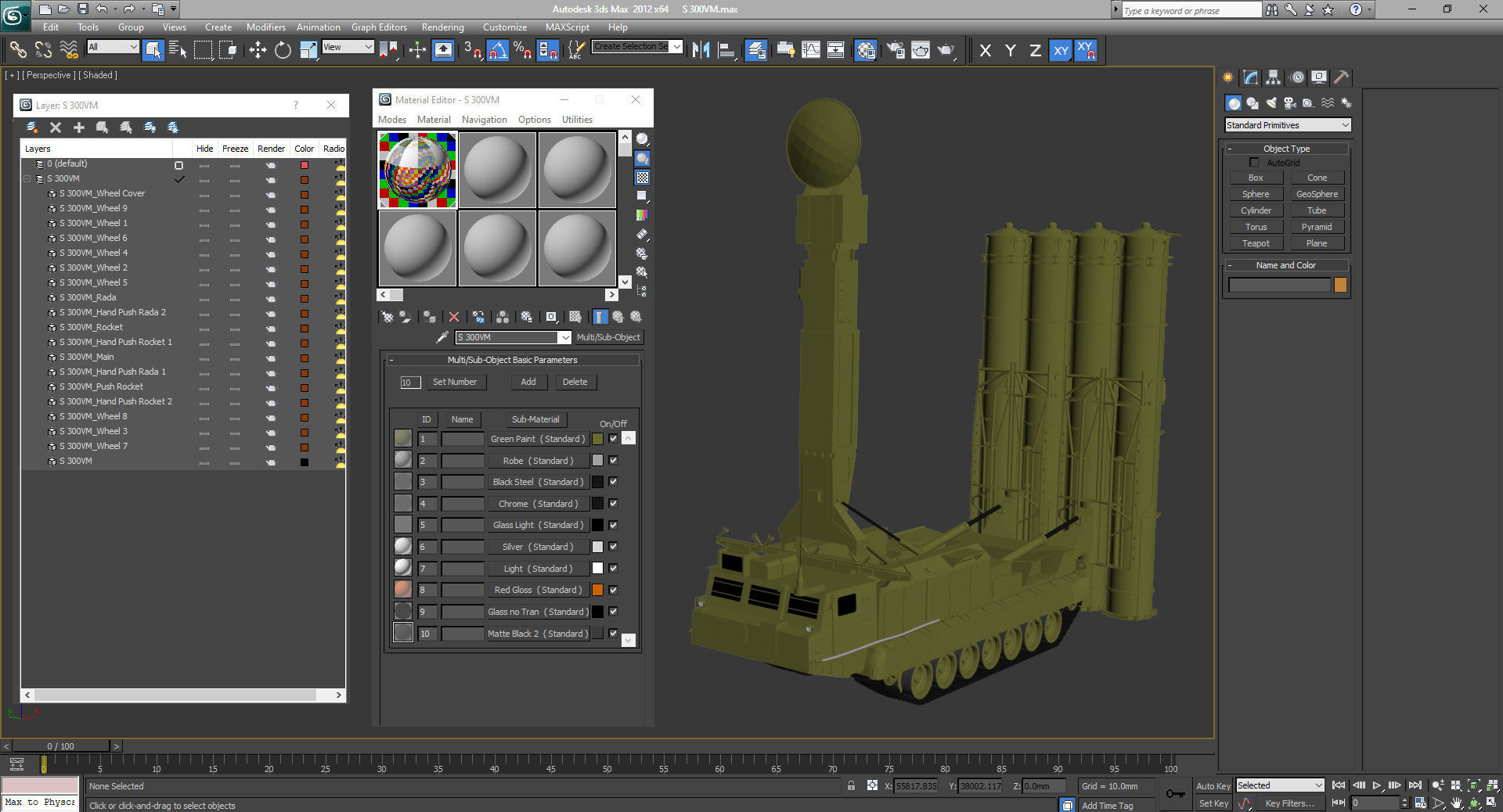 S-300VM Missile System SA-23 Gladiator Giant 3D model | CGTrader