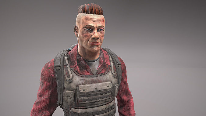 3D model Character Stanley VR / AR / low-poly rigged | CGTrader