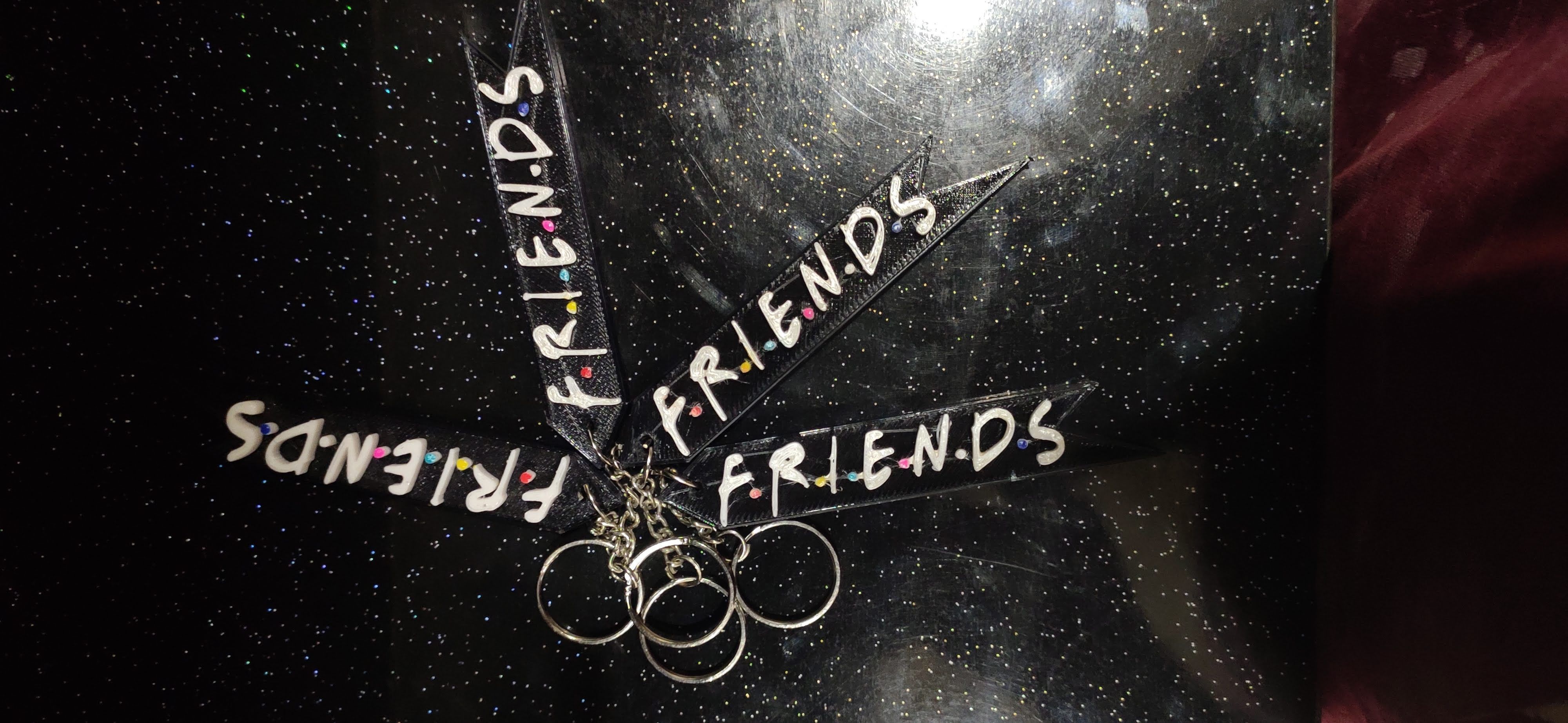 FRIENDS KEYCHAIN 3D model 3D printable | CGTrader