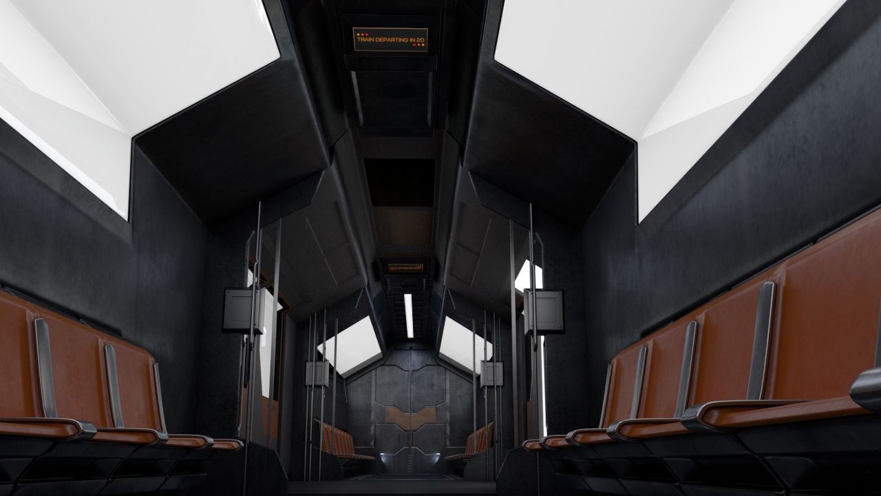 Train Star citizen 3D model rigged | CGTrader