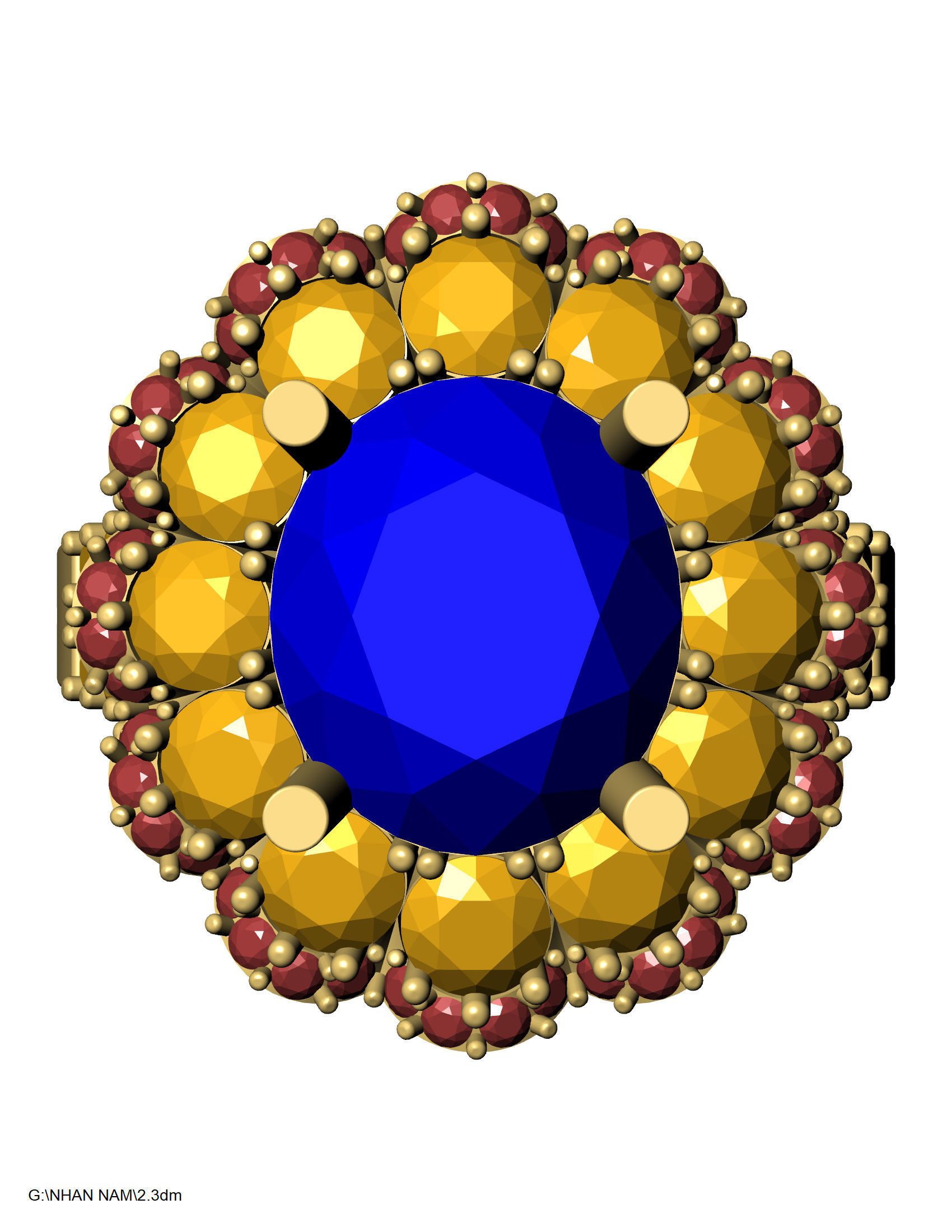 3D model Ring Diamond VR / AR / low-poly | CGTrader