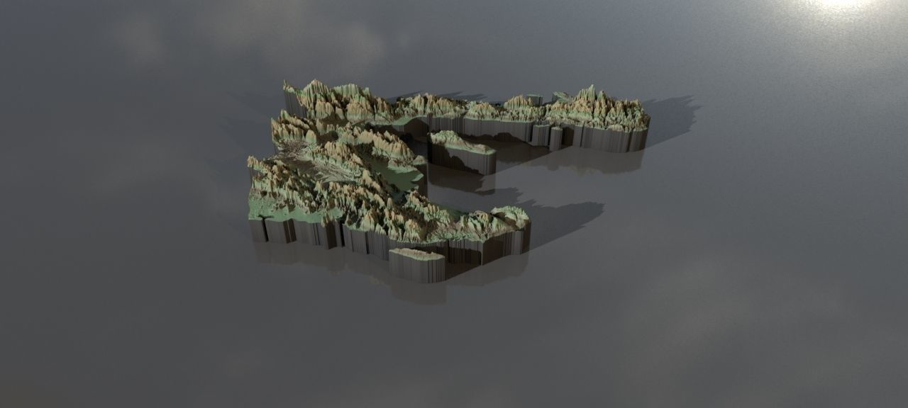 High resolution heightmaps and geometry for Haiti Texture | CGTrader