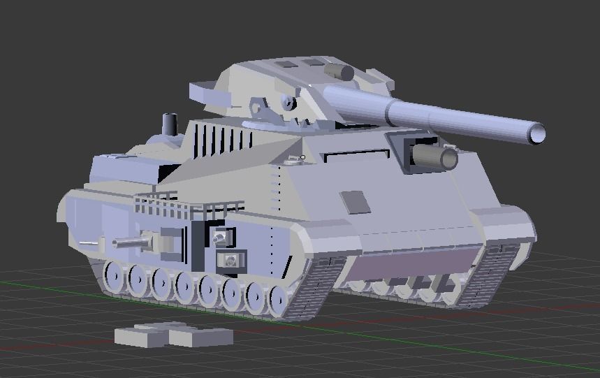 Tank Leviathan1 3D model | CGTrader