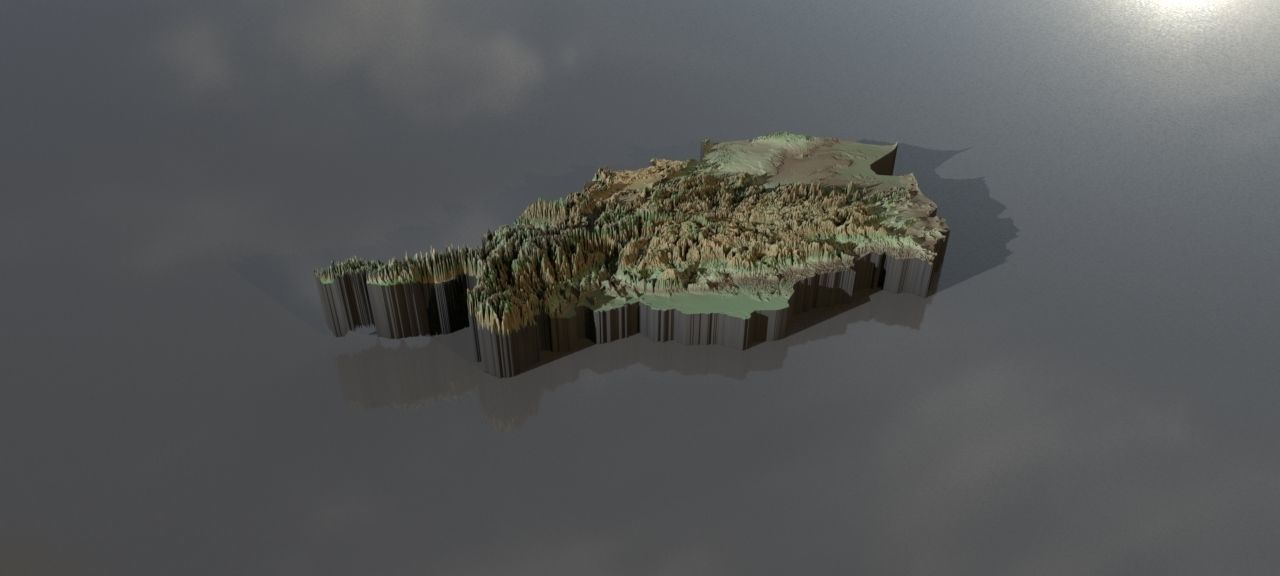 High resolution heightmaps and geometry for Afghanistan Texture | CGTrader