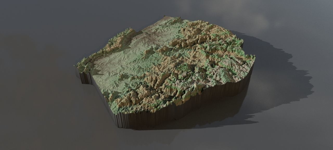 High-resolution heightmaps and geometry for Swaziland Texture | CGTrader