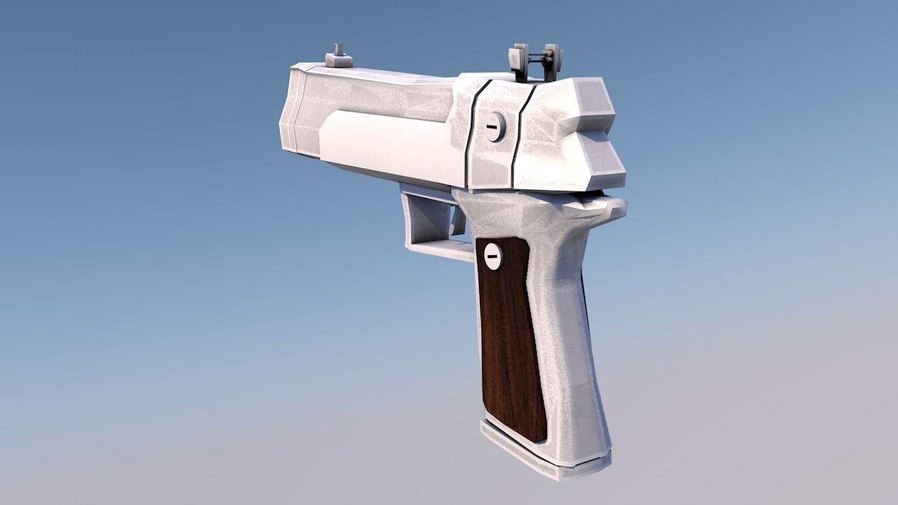 3D model dEag - Custom Made Desert Eagle VR / AR / low-poly | CGTrader