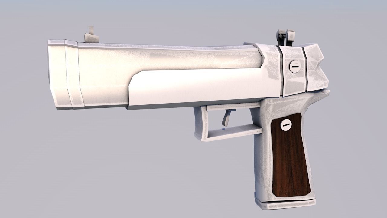 3D model dEag - Custom Made Desert Eagle VR / AR / low-poly | CGTrader
