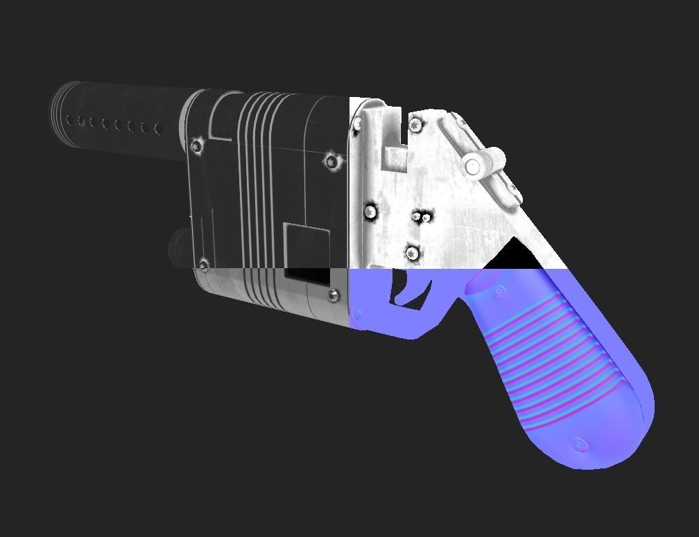 3D model Star Wars Movie Reys -NN14 Blaster VR / AR / low-poly | CGTrader