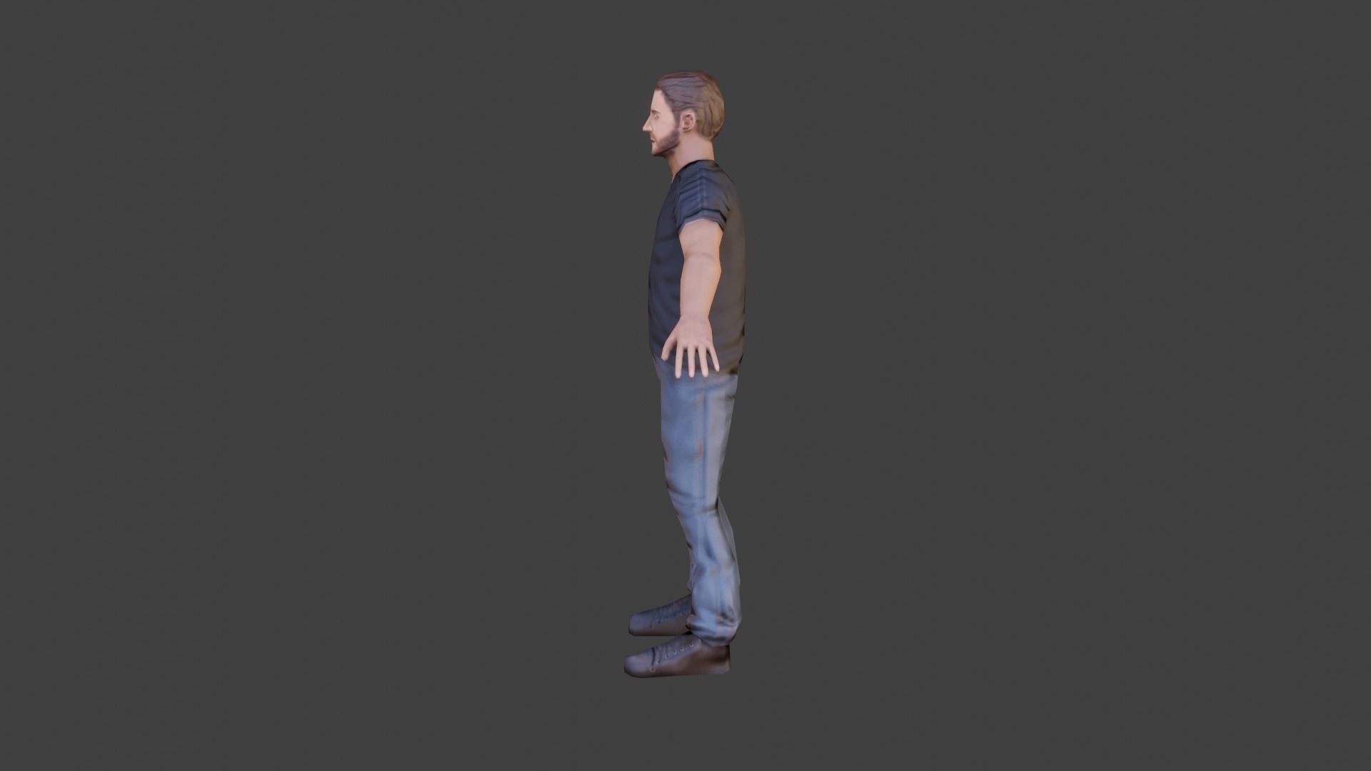 3D model Casual Man with Polo Shirt - With VRCHAT VISEMES VR / AR / low ...