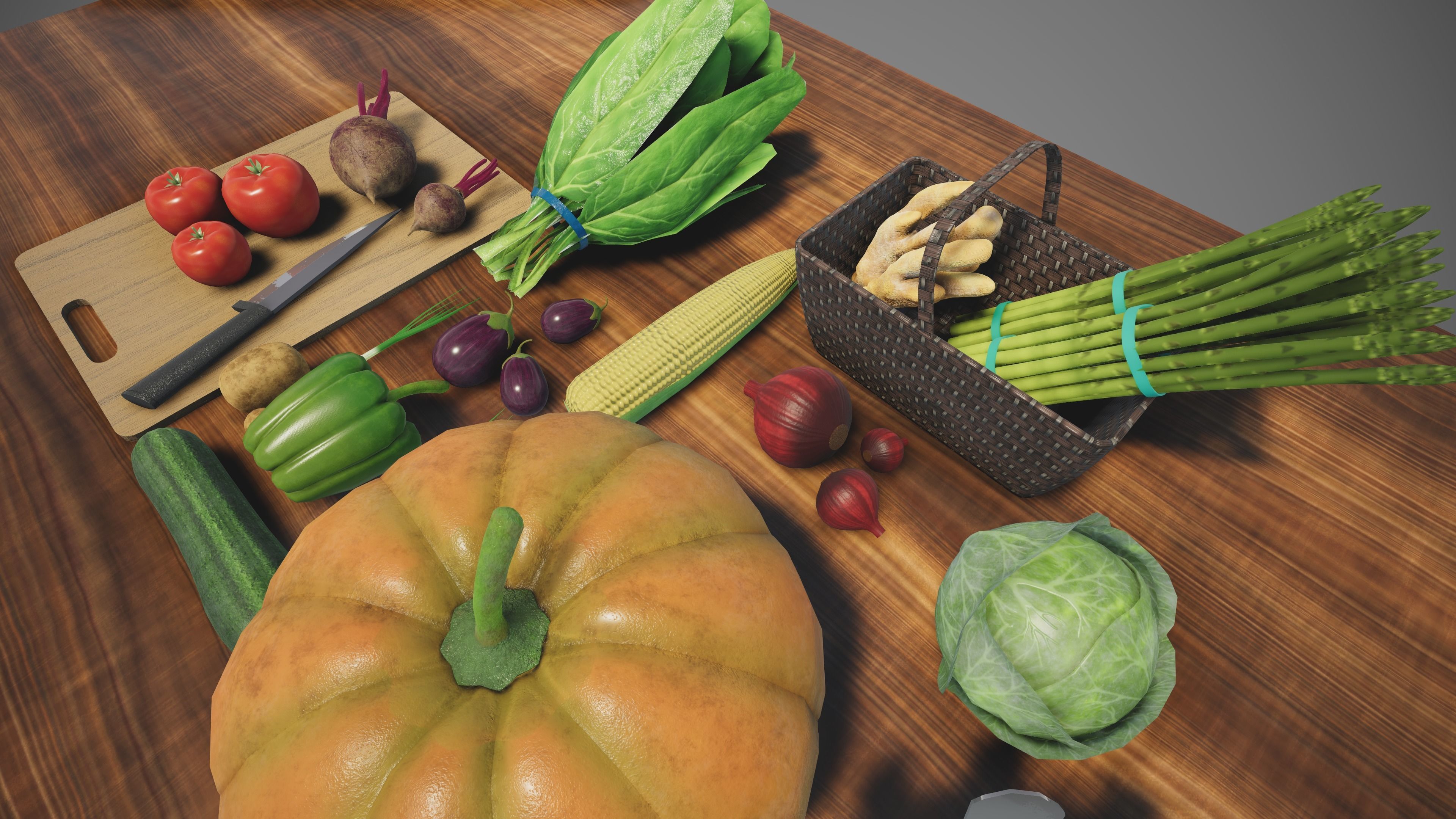 Fruits and Vegetables 3D model | CGTrader