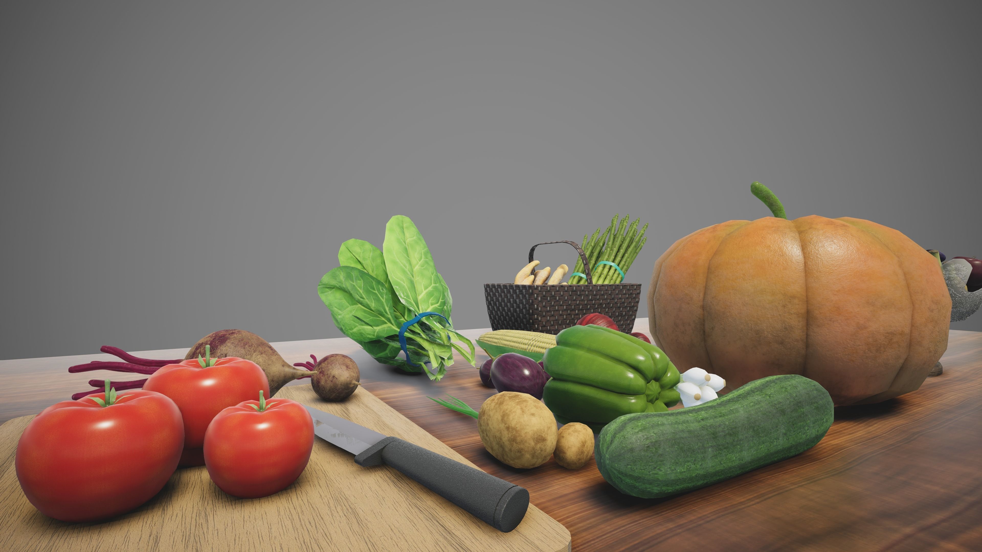 Fruits and Vegetables 3D model | CGTrader