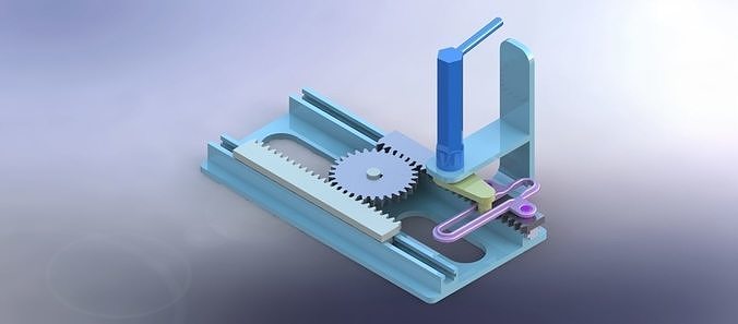 Disli Mekanizmasi-Krameyer disli 3D model 3D printable | CGTrader