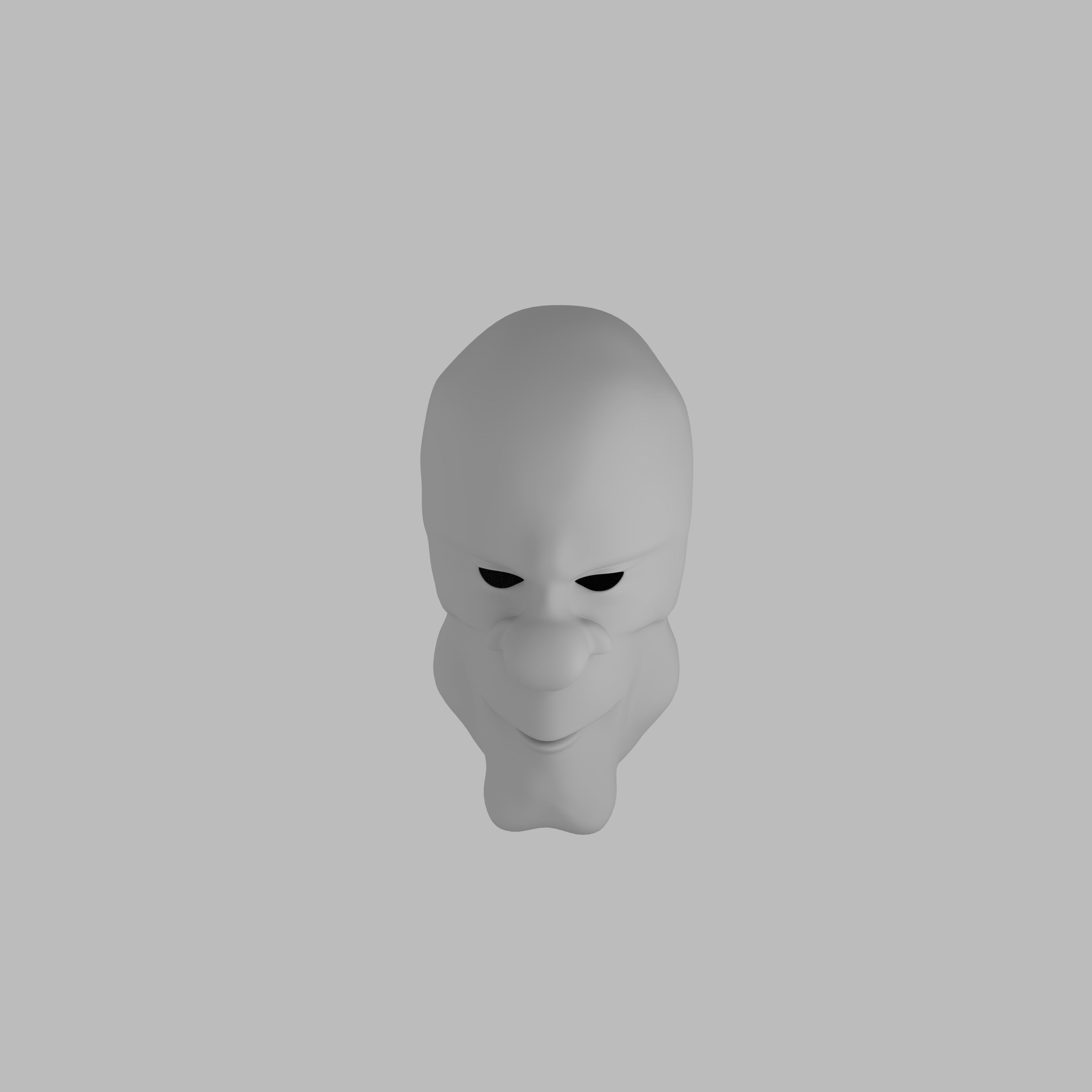 3D model 2d cartoony character head VR / AR / low-poly | CGTrader