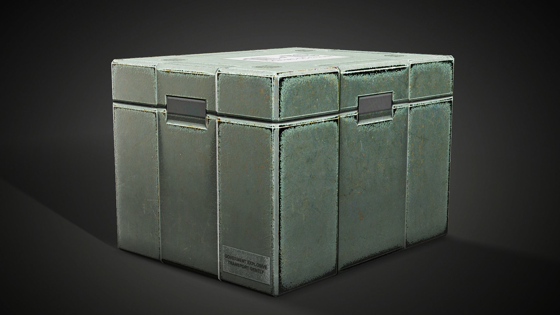 3D model Sci-fi-military-crate - 3D VR AR game ready VR / AR / low-poly ...