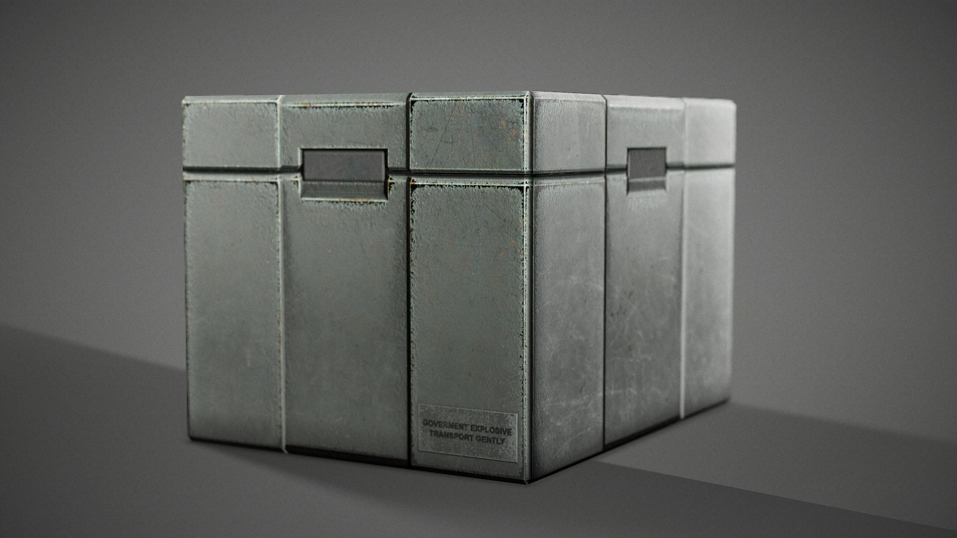 3D model Sci-fi-military-crate - 3D VR AR game ready VR / AR / low-poly ...