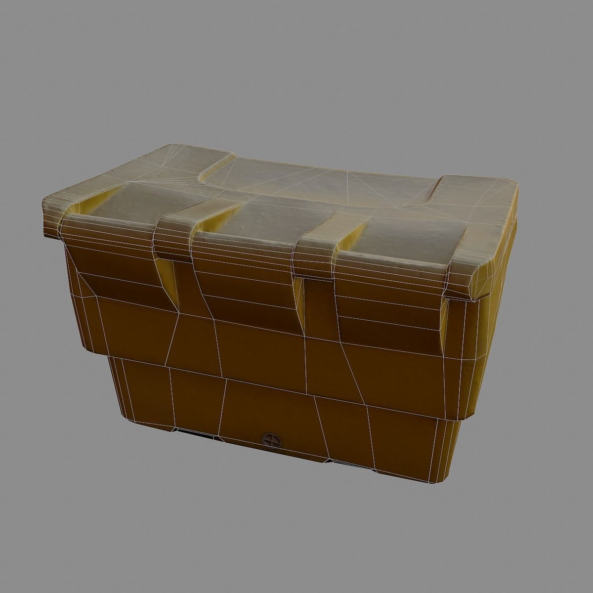 3D model soil dust container box VR / AR / low-poly | CGTrader
