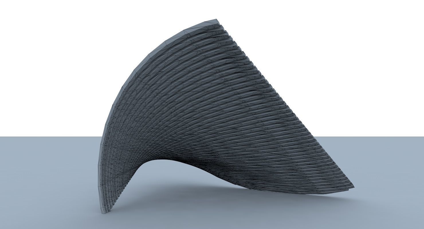 Parametric Abstract Plane 3D model | CGTrader
