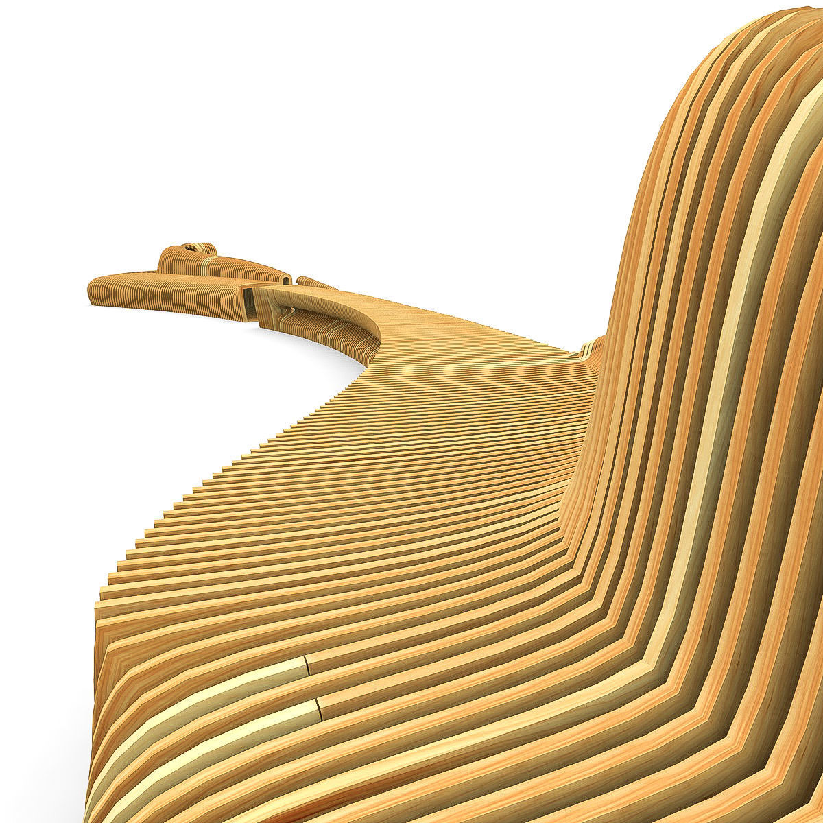 Parametric Bench 1 3D model | CGTrader