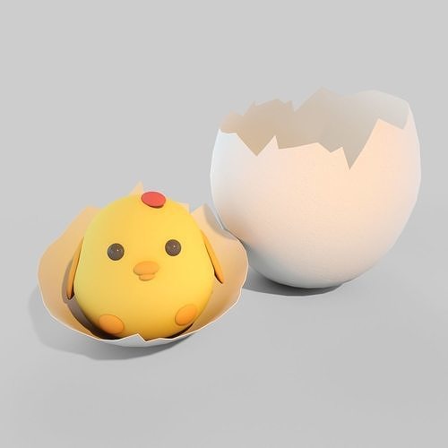 3D model Chicken VR / AR / low-poly | CGTrader