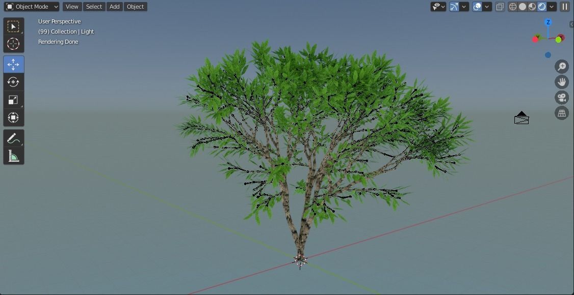 tree2 free 3D model animated rigged | CGTrader