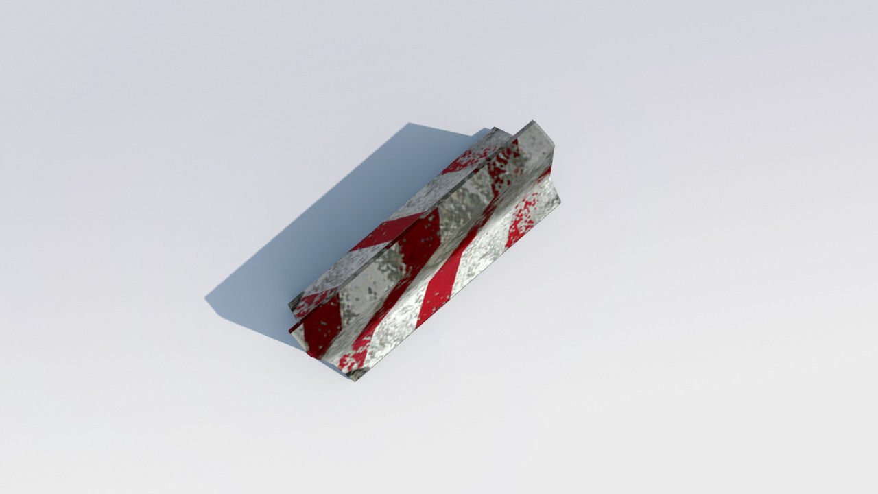 Road block free VR / AR / low-poly 3D model | CGTrader