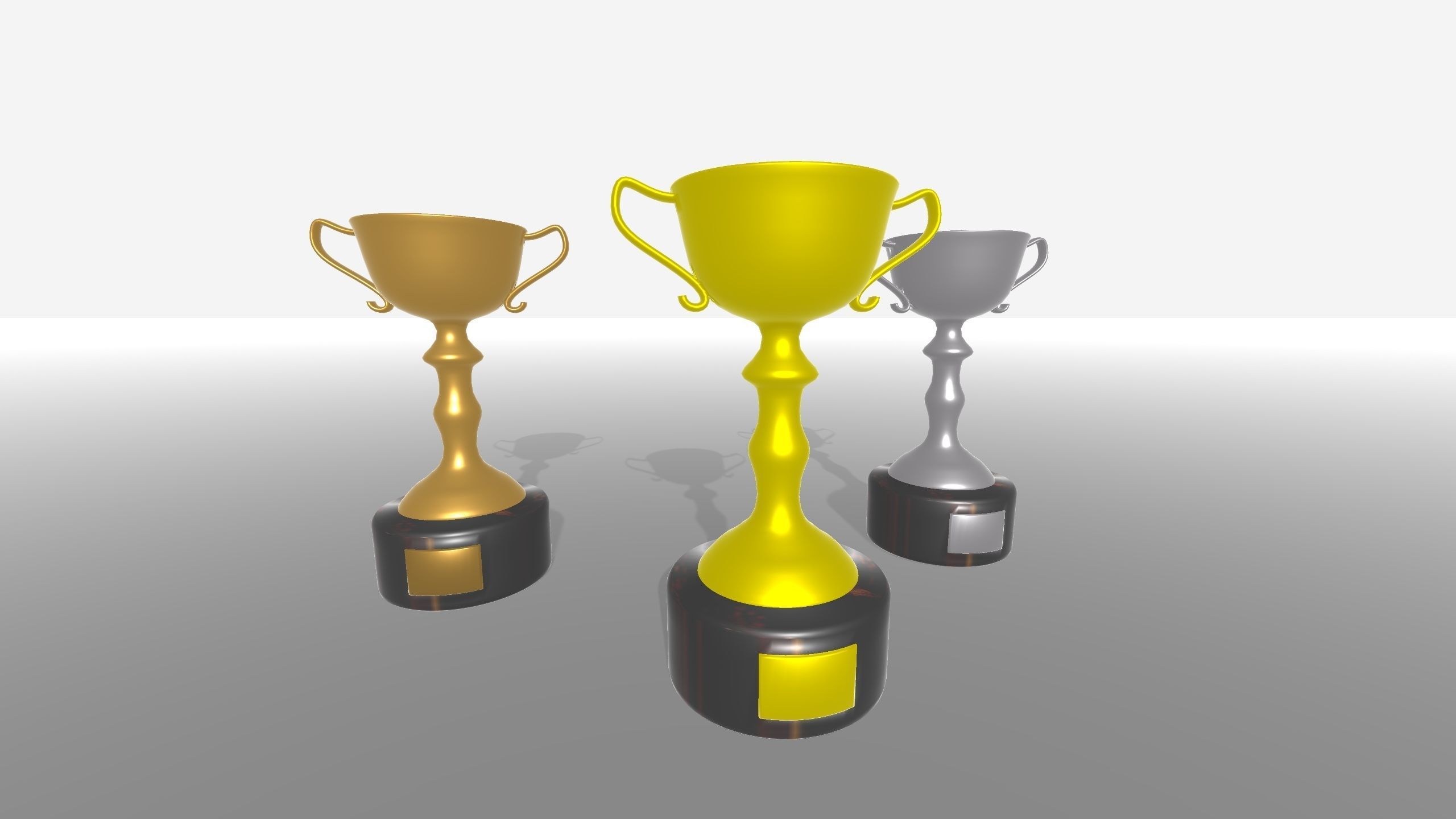 3D model trophy pack VR / AR / low-poly | CGTrader