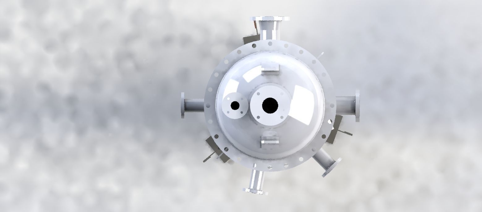 Pressure vessel Nitrogen compressor Knock out Drum 3D model | CGTrader
