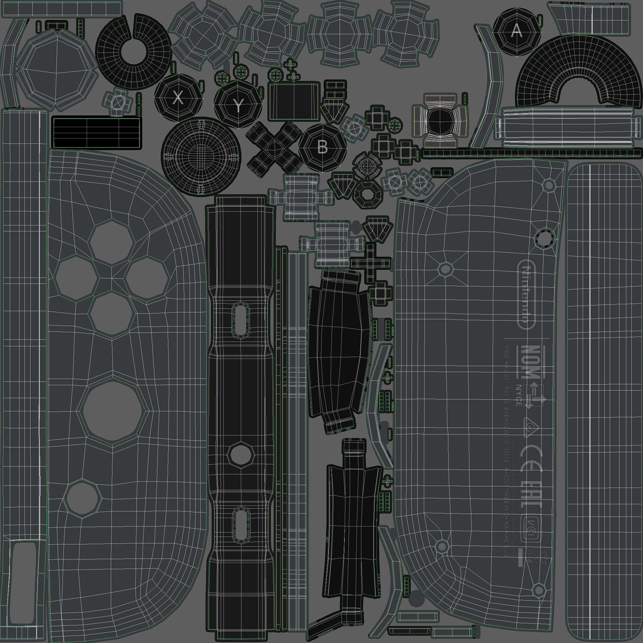 Nintendo Switch with Gray Joy-Con 3D model | CGTrader