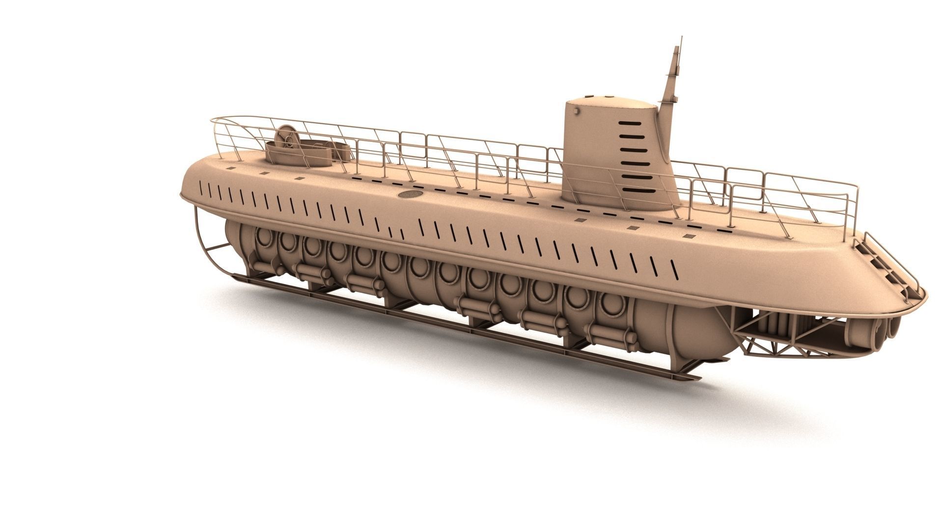 Atlantis Submarine 3D model | CGTrader