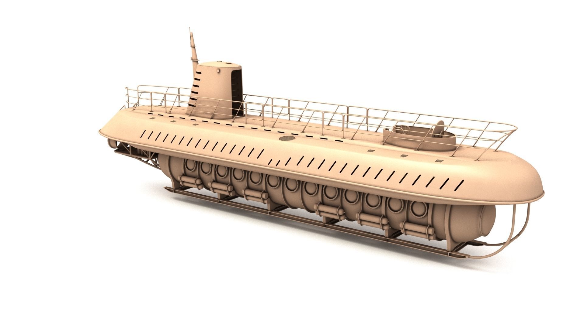 Atlantis Submarine 3D model | CGTrader