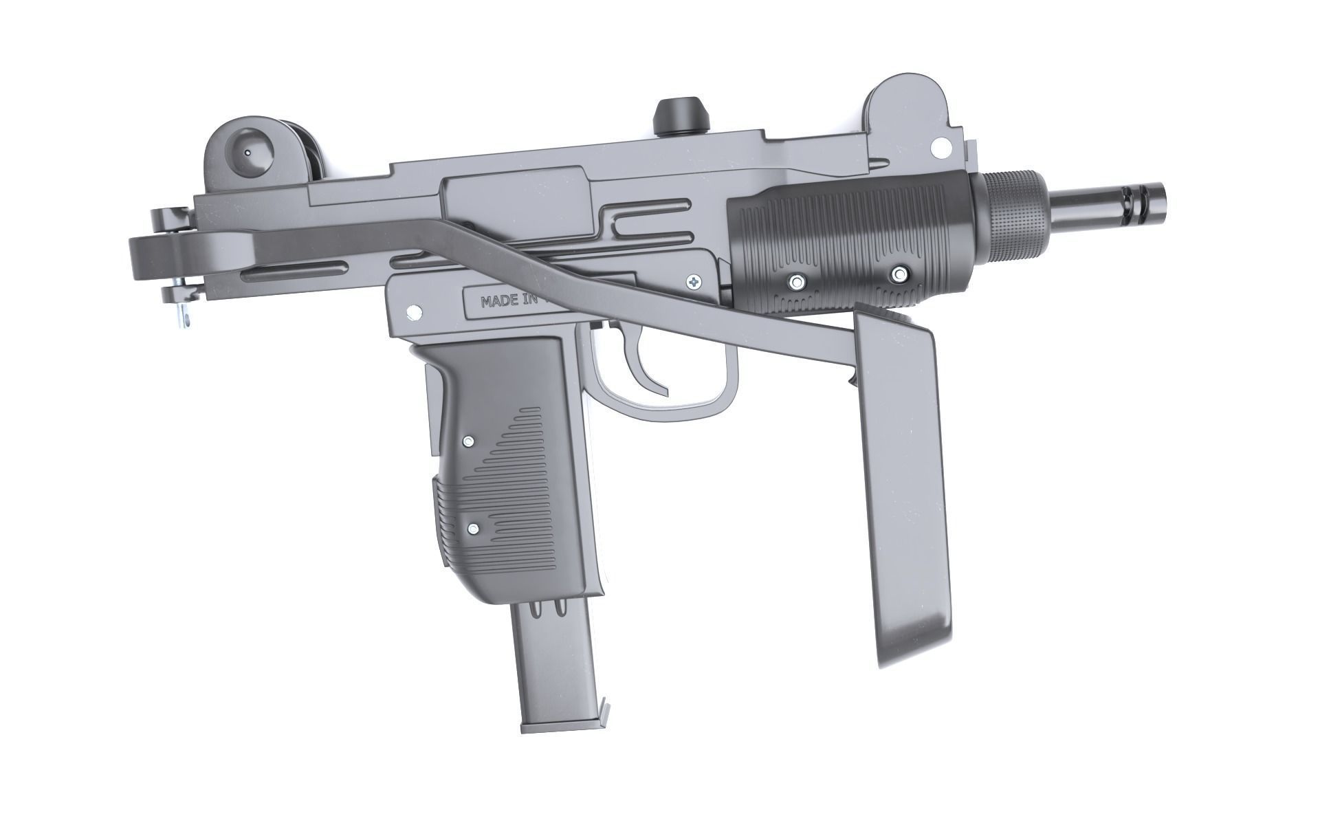 Submachine UZI 3D model | CGTrader