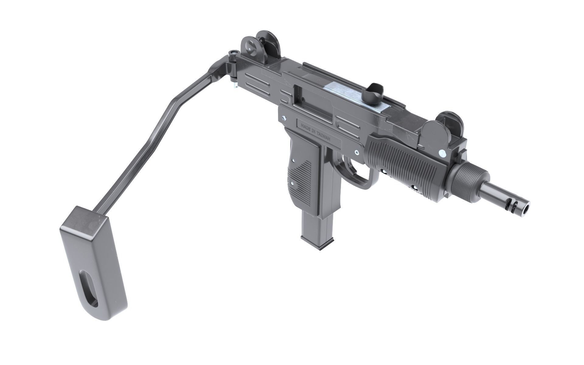 Submachine UZI 3D model | CGTrader