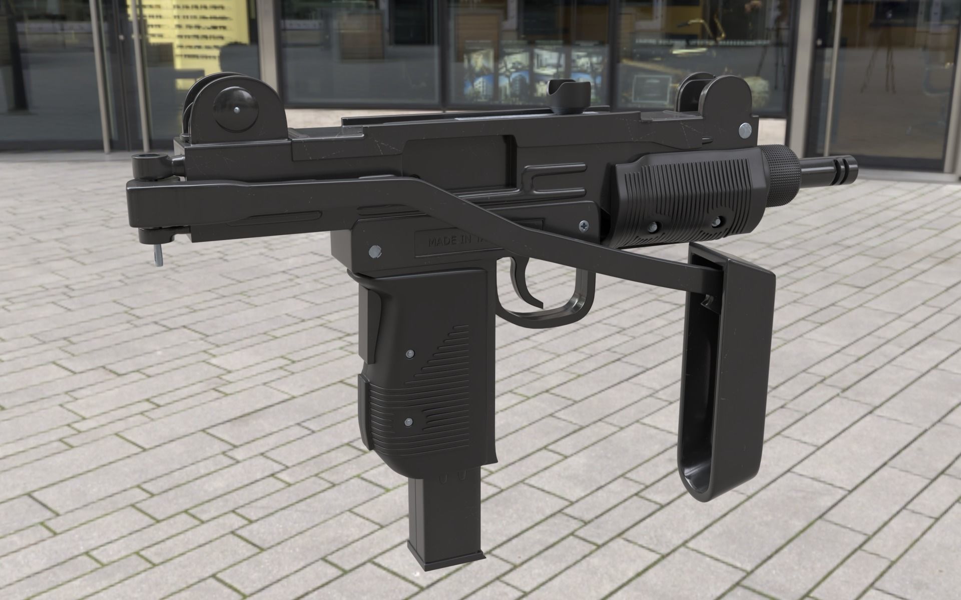 Submachine UZI 3D model | CGTrader