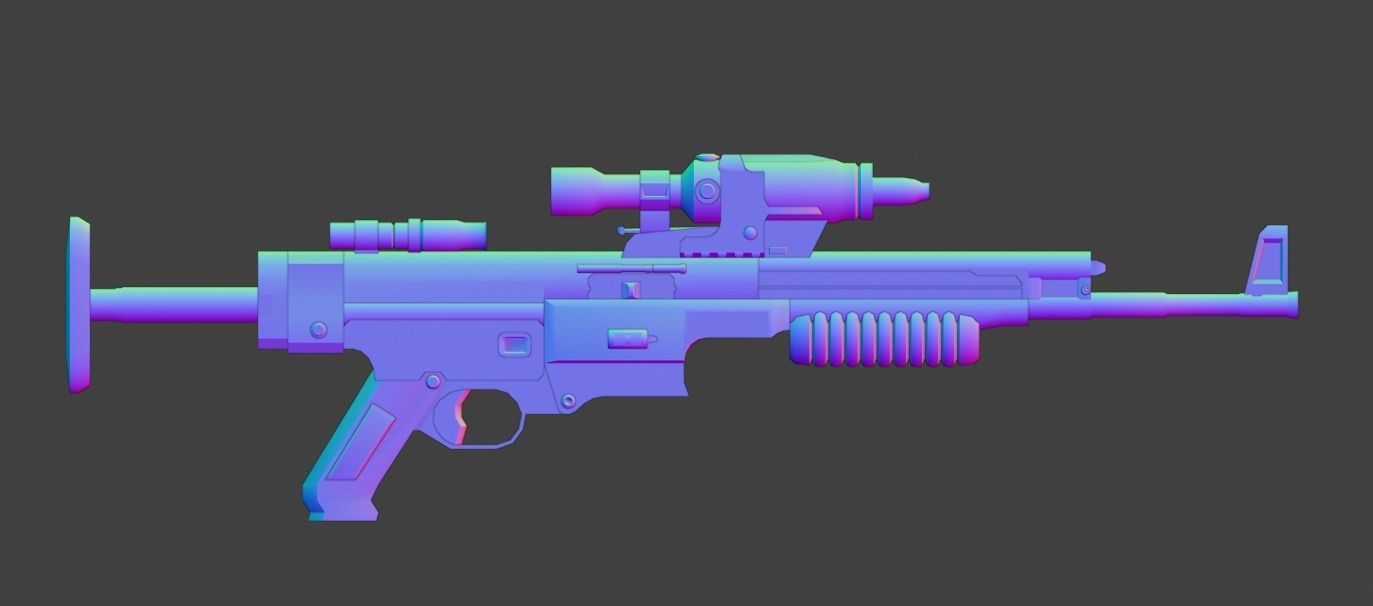 3D model Star Wars A280C A295 Rebel Blaster VR / AR / low-poly | CGTrader
