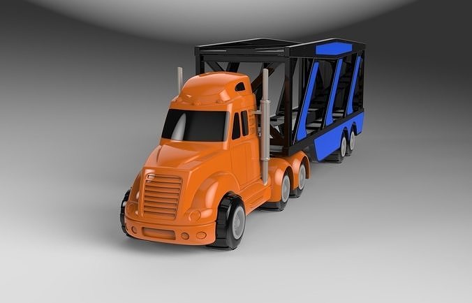 Hauler transporter 3D model | CGTrader
