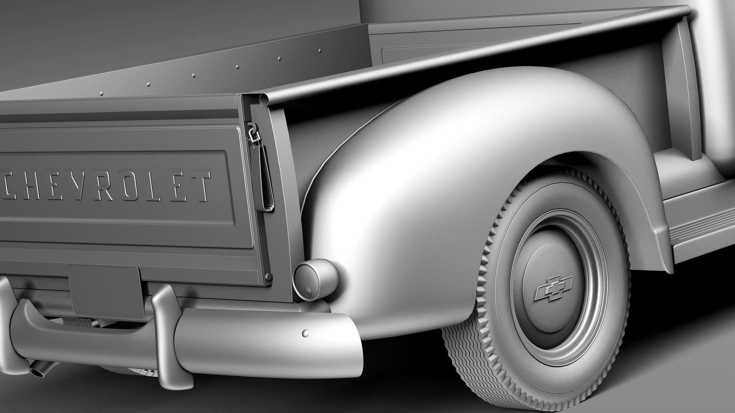 Chevrolet 3100 Pickup 1954 3D model | CGTrader