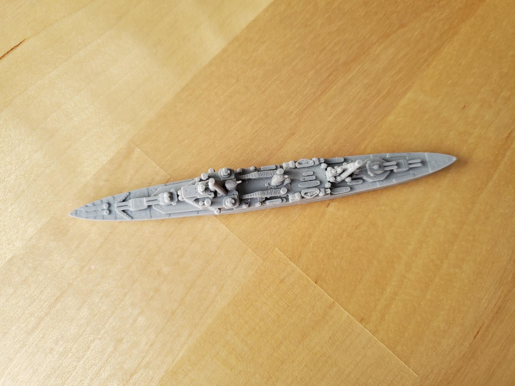 British County London Class Cruiser Warship 3D model 3D printable ...