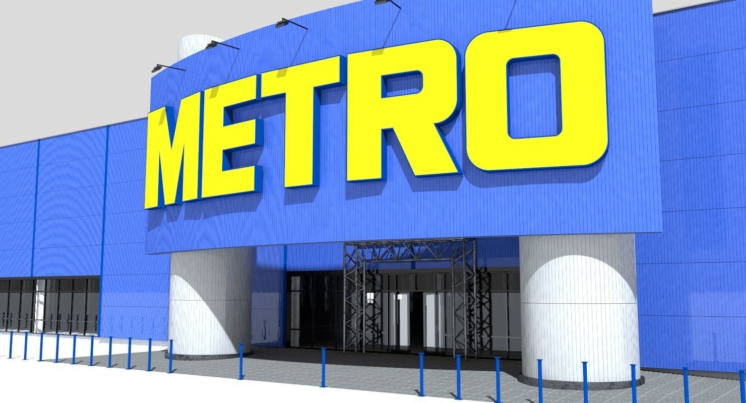 Metro Cash and Carry Hypermarket 3D model | CGTrader