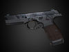 3D model PL 14 Lebedev pistol VR / AR / low-poly | CGTrader