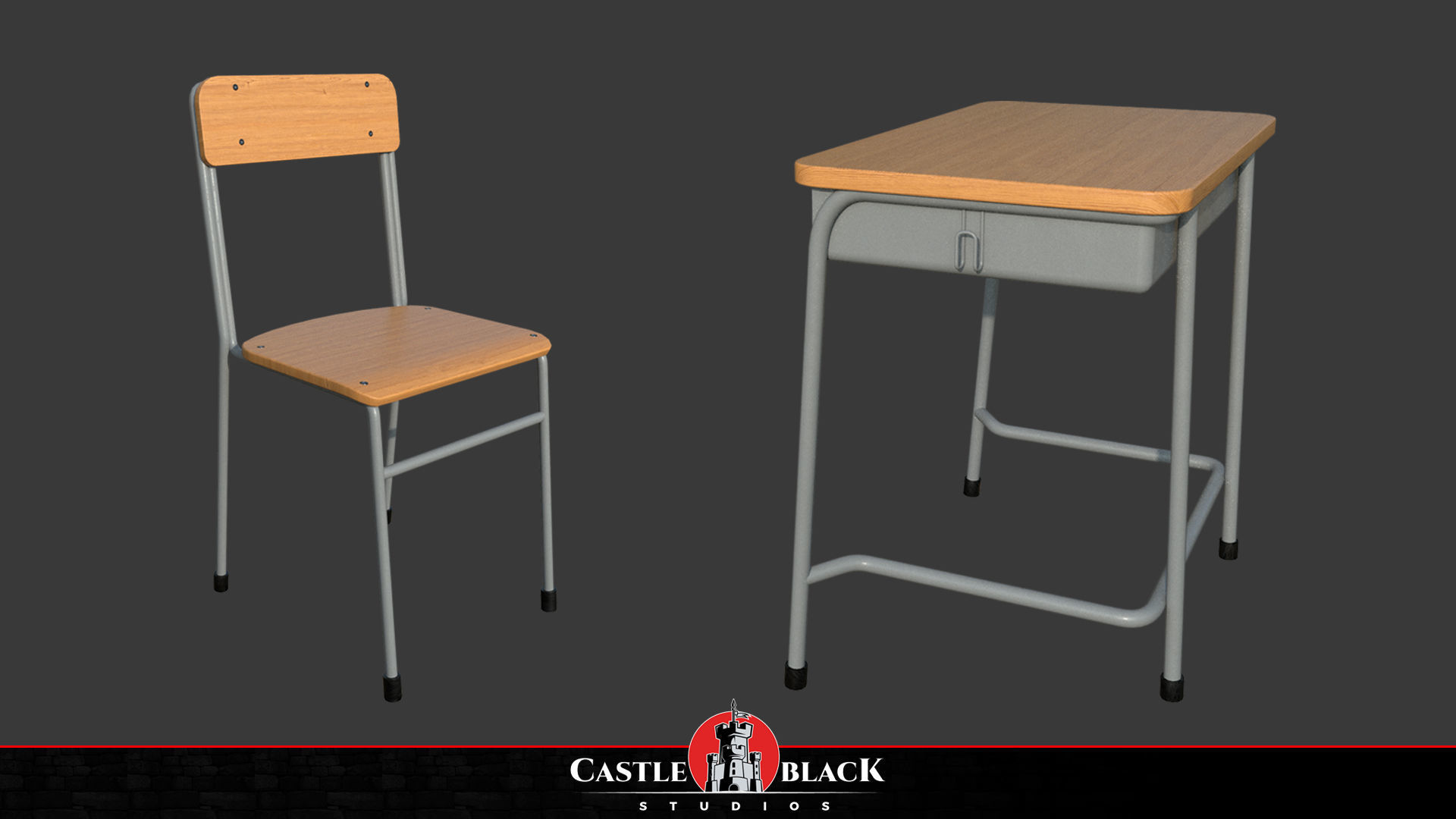 3D model Classroom Asset Pack VR / AR / low-poly | CGTrader