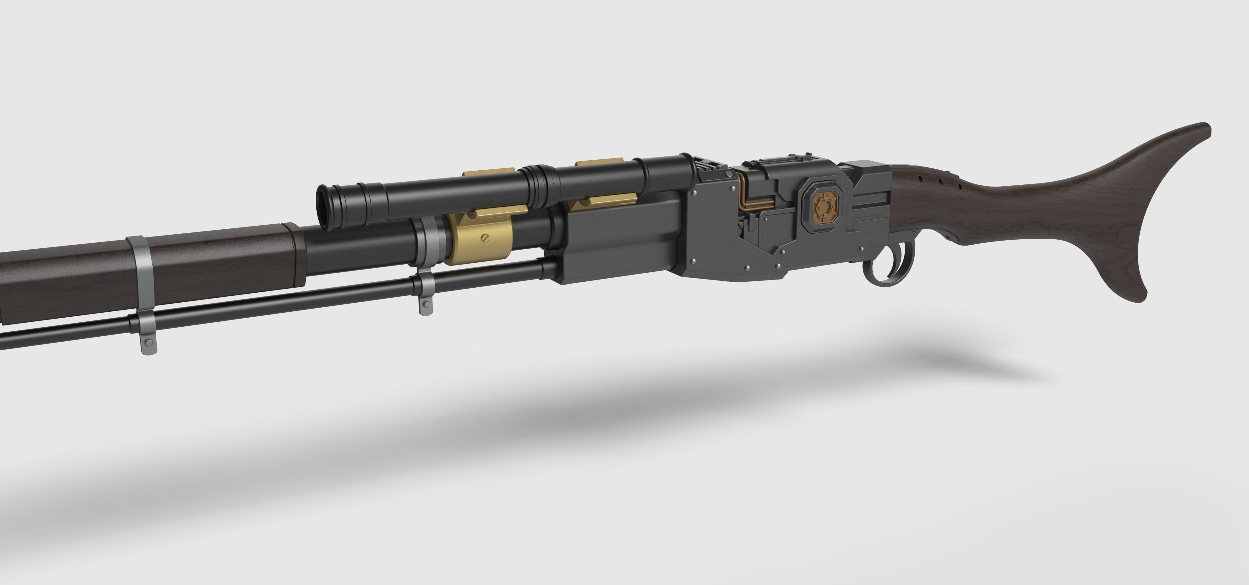 Amban sniper blaster rifle from The Mandalorian 3D model | CGTrader